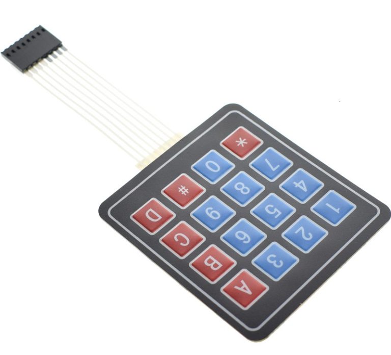 Clavier 4×4 Matrice Keypad Compatible Arduino Helectro Composant électronique Arduino Robot